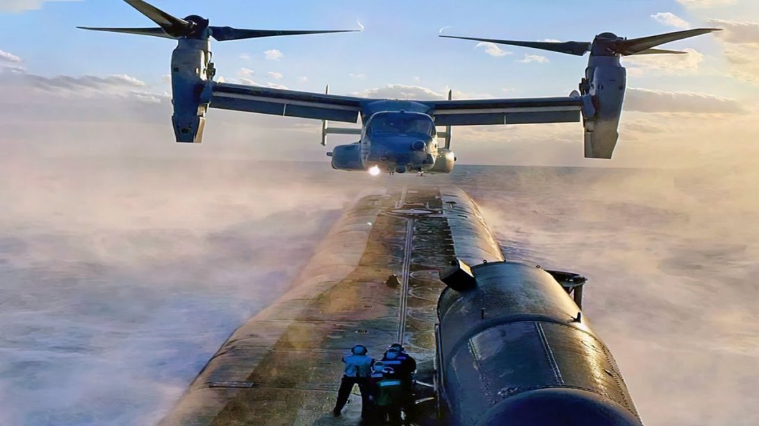 Landing on a Submarine – V-22 Osprey Special Ops Delivery – War Bird ...